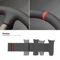 China Mewant brand vegan leather steering wheel cover for Mitsubishi L200 Triton 1995-2005 popular car interior accessories for sale