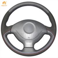 China Black Leather Steering Wheel Cover for Suzuki Jimny for sale