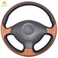 China Black Leather Steering Wheel Cover for Suzuki Jimny for sale