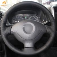 China Black Leather Steering Wheel Cover for Suzuki Jimny for sale