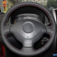 China Black Leather Steering Wheel Cover for Suzuki Jimny for sale