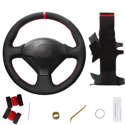 China Hand Sewing Soft Suede Steering Wheel Cover for Honda S2000 Civic Si Acura RSX 2000 2001 2002 2003 2004 2005 2006 for sale
