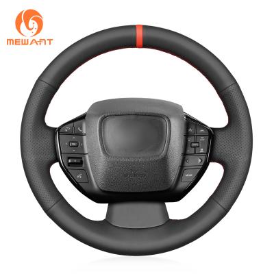 China Hand Stitching Artificial Leather Custom Steering Wheel Cover for Toyota Prius 2023-2024 for sale