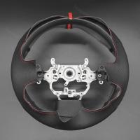China Hand Stitching Artificial Leather Custom Steering Wheel Cover for Toyota Prius 2023-2024 for sale