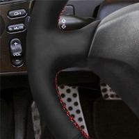 China Hand Sewing Soft Suede Steering Wheel Cover for Honda S2000 Civic Si Acura RSX 2000 2001 2002 2003 2004 2005 2006 for sale