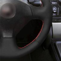 China Hand Sewing Soft Suede Steering Wheel Cover for Honda S2000 Civic Si Acura RSX 2000 2001 2002 2003 2004 2005 2006 for sale