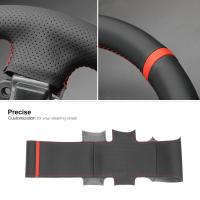 China Hand Stitching Artificial Leather Custom Steering Wheel Cover for Toyota Prius 2023-2024 for sale