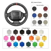 China Hand Stitching Artificial Leather Custom Steering Wheel Cover for Toyota Prius 2023-2024 for sale