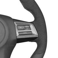 China Best Selling Car Accessories Starlight Athsuede Leather Car Steering Wheel Cover for Subaru WRX Impreza Outback bmw porsche for sale