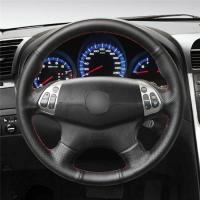 China Custom Hand Stitching Artificial Leather Steering Wheel Cover for Acura TL 2004 2005 2006 for sale