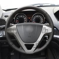 China Custom Hand Stitching Artificial Leather Steering Wheel Cover for Acura MDX 2009 2010 2011 2012 for sale