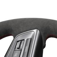 China Best Selling Car Accessories Athsuede Leather Car Steering Wheel Cover for subaru WRX 2015-2021 Impreza Outback bmw porsche for sale