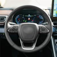 China Hand Stitching Artificial Leather Custom Steering Wheel Cover for Toyota All New Kijang Innova Venturer Zenix G V M O 2020-2023 for sale
