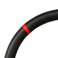 China Hand Sewing Artificial Leather Steering Wheel Cover Red Stripe for Mazda 3 Axela 6 Atenza CX-5 CX5 CX9 2016 2017 2018 2019 for sale