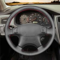 China Hand Stitching Leather Steering Wheel Cover for Honda Prelude Accord 6 Odyssey CRV CR-V Acura CL MDX TL for sale