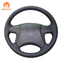 China Hand Stitching Artificial Leather Custom Steering Wheel Cover for Toyota Kijiang Innova E J G V 2.0 AT 2.5 STD 2004-2014 for sale