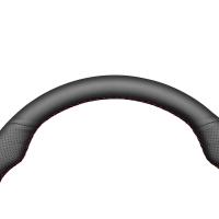 China Best Selling Car Accessories Carbon Fiber Leather Car Steering Wheel Cover for subaru WRX 2015-2021 Impreza Outback bmw porsche for sale