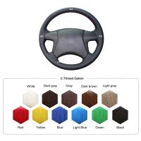 China Hand Stitching Artificial Leather Custom Steering Wheel Cover for Toyota Kijiang Innova E J G V 2.0 AT 2.5 STD 2004-2014 for sale