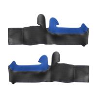 China Custom Hand Sewing Blue Suede Leather Steering Wheel Cover for Honda Civic 8 8th Gen 2006 2007 2008 2009 2010 2011 for sale