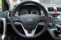 China Custom Hand Stitching Suede Leather Steering Wheel Cover for Honda CR-V CRV 2007 2008 2009 2010 2011 for sale