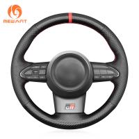 China Custom Hand Stitching Matt Carbon Leather Steering Wheel Cover for Toyota Yaris GR 2020-2022 for sale