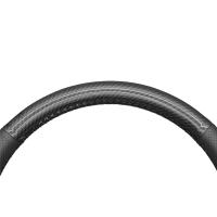 China Hand Sewing Carbon Fiber PU Artificial Leather Steering Wheel Cover for Honda Fit City Jazz Insight for sale