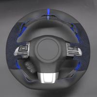 China Car Accessories Hand Sewing Soft Suede Steering Wheel Cover for Subaru WRX WRX STI Levorg Levorg STI 2015-2021 for sale