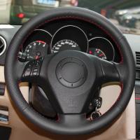 China Customize your Genuine Leather Wrap Steering Wheel Cover for Mazda 3 Axela 2008-2013 Mazda CX-7 CX7 2010-2016 Mazda 5 2011-2013 for sale