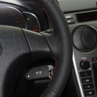 China Customize your Genuine Leather Wrap Steering Wheel Cover for Mazda 3 Axela 2008-2013 Mazda CX-7 CX7 2010-2016 Mazda 5 2011-2013 for sale