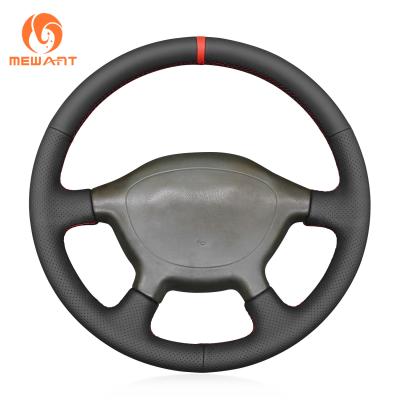 China Hand Stitching Cheap high quality Customized artificial Leather Steering Wheel Cover for Mitsubishi L200 Triton 1995-2005 for sale