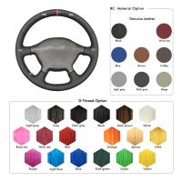 China Hand Stitching Cheap high quality Customized artificial Leather Steering Wheel Cover for Mitsubishi L200 Triton 1995-2005 for sale