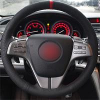 China Custom  Hand Stitching Artificial Leather Steering Wheel Cover for Mazda 6 Atenza 2009 2010 2011 2012 2013 for sale