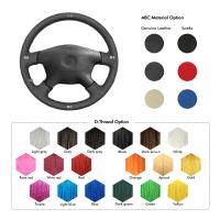 China Hand Sewing Suede Steering Wheel Cover for Toyota Tacoma Tundra Sequoia Hilux 2001 2002 2003 2004 2005 for sale