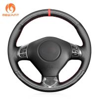 China PU Carbon Fiber Steering Wheel Cover for Subaru Impreza WRX STI III IV Forester Legacy Outback Exiga 2008 2009 2010-2014 for sale