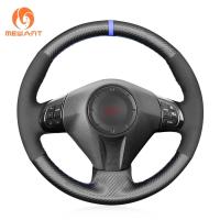 China PU Carbon Fiber Steering Wheel Cover for Subaru Impreza WRX STI III IV Forester Legacy Outback Exiga 2008 2009 2010-2014 for sale