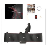 China Genuine Leather Personalized Design Steering Wheel Cover For Honda Fit City Jazz  HR-V HRV Vezel 2014 2015 2016 2017 2018 2019 for sale