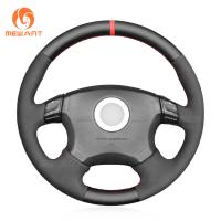 China Custom Hand Stitching Leather Soft Suede Steering Wheel Cover for Subaru Impreza WRX STI 2002 2003 2004 for sale