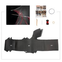 China Custom PU Leather Black Sewing Design Steering Wheel Cover For Honda Fit City Jazz  HR-V HRV Vezel 2014 2015 2016 2017 2018 2019 for sale