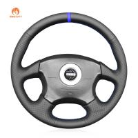 China MEWANT Hand Sew Steering Wheel Cover Wrap for Subaru Impreza WRX 2002-2004 Car Accessories Customized Interior Accessory for sale