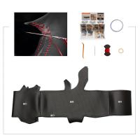 China PU Black Leather Customized DIY Steering Wheel Wrap For Honda Accord 8 Pilot 2008 2009 2010 2011 2012 2013 2014 2015 for sale
