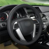 China PU Black Leather Customized DIY Steering Wheel Wrap For Honda Accord 8 Pilot 2008 2009 2010 2011 2012 2013 2014 2015 for sale