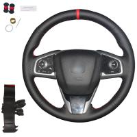 China Wholesales Artificial Leather Steering Wheel Cover for Honda FK7 Civic 10th gen 10 CRV CR-V Clarity 2016 2017 2018 2019 for sale