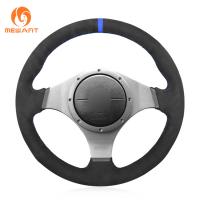 China MEWANT For  Mitsubishi Lancer Evolution EVO IX 9 VIII 8 VII 7 Steering Wheel Cover Sewing By Yourself Steering Wheel Logo Custom for sale