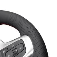 China DIY Customize Car Interior Accessories Auto Leather Hand Stitch Mewant Steering Wheel Cover for Chevrolet Blazer Silverado Cruze for sale