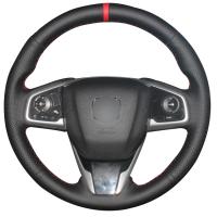China Wholesales Artificial Leather Steering Wheel Cover for Honda FK7 Civic 10th gen 10 CRV CR-V Clarity 2016 2017 2018 2019 for sale