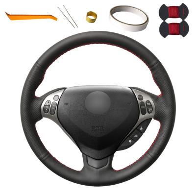 China Wholesales Hand Stitched Artificial Leather Steering Wheel Cover for Honda Acura TL for sale
