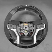 China Best Selling Hand Stitch Car Interior Accessories Auto Carbon Fiber Suede Steering Wheel Cover for Chevrolet Blazer Camaro Cruze for sale