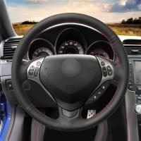 China Wholesales Hand Stitched Artificial Leather Steering Wheel Cover for Honda Acura TL for sale