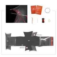 China MEWANT New For Mitsubishi Lancer Evolution EVO VI V IV 4 Automobile Leather Diy Steering Wheel Cover Carbon Fiber Hand Sewing for sale