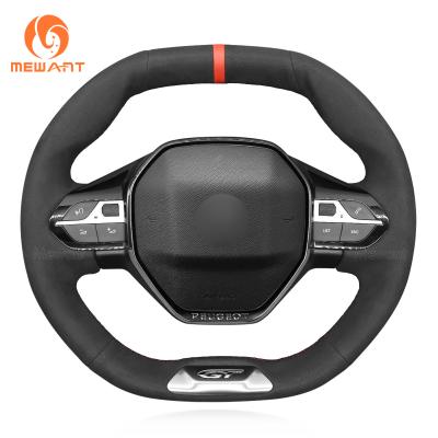 China Hand Stitching Custom Steering Wheel Cover for Peugeot 208 308 SW 508 2008 3008 508 5008 Rifter  2017 2018 2019 2020 2021 2022 for sale